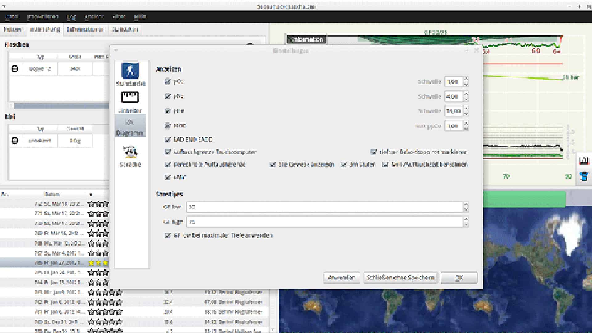 Subsurface 4.0 - die Open Source Tauchlogbuch-Software - BerlinTaucher.de